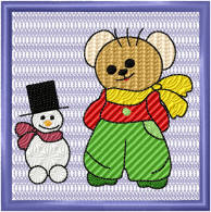 CUTE BEAR SQUARES 2 | OregonPatchWorks